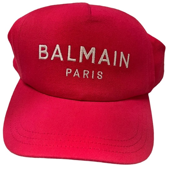 Balmain | Accessories | Balmain Pink Cotton Hat Zero Signs Of Wear ...